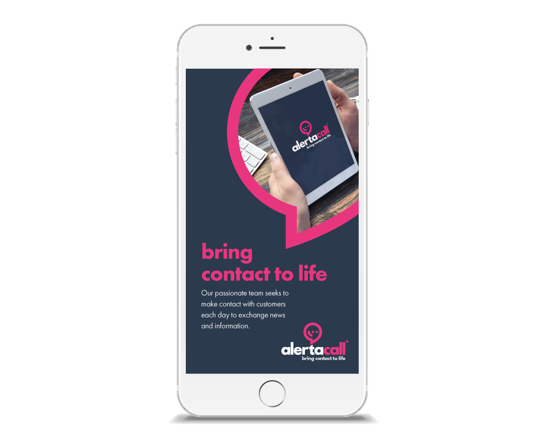 Work: Alertacall bespoke website design - Morph