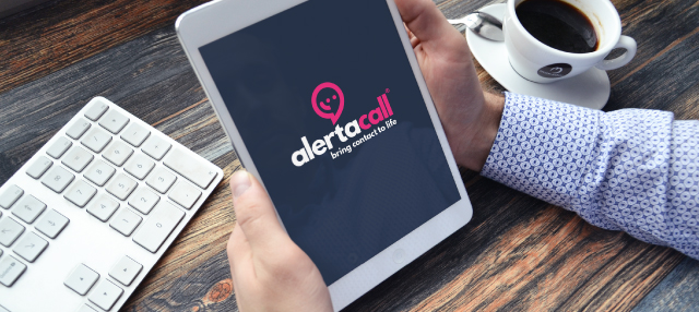 Work: Alertacall bespoke website design - Morph
