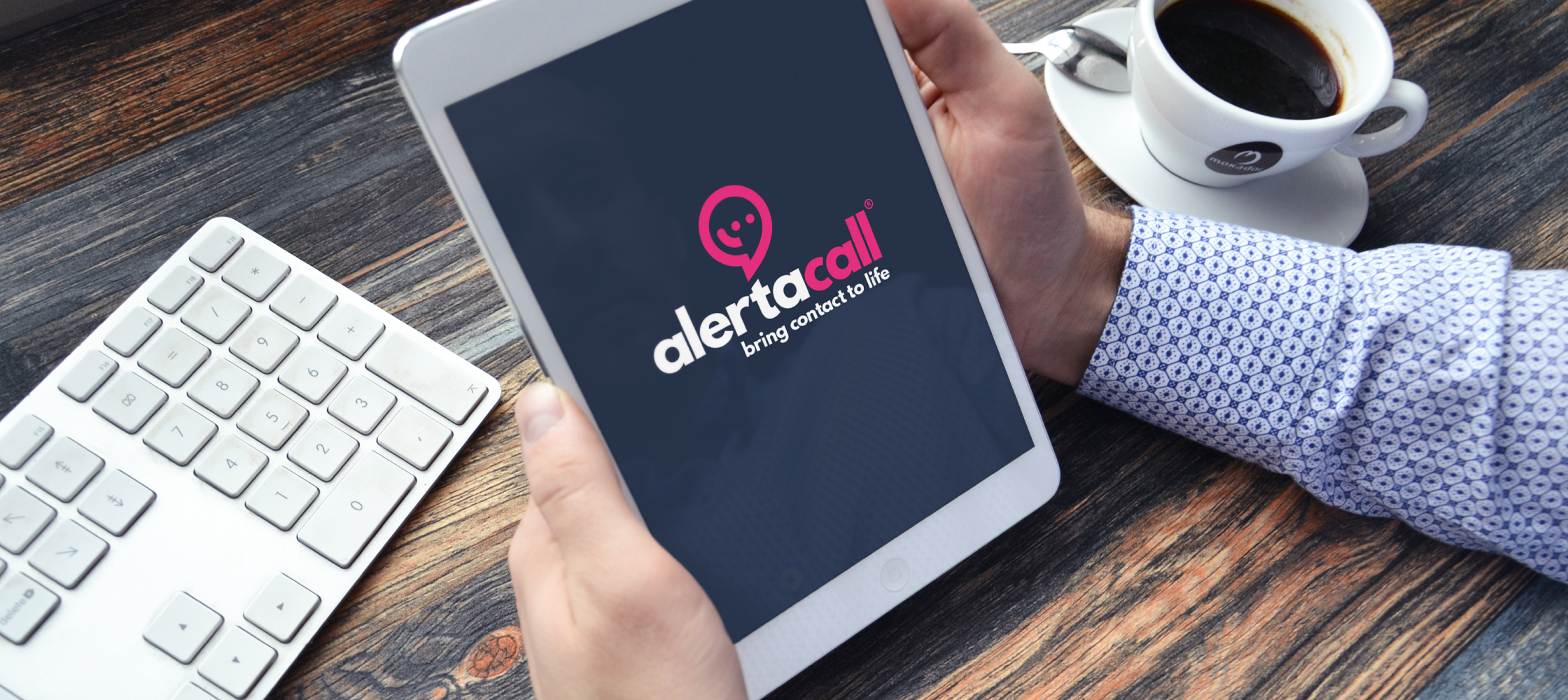 Work: Alertacall bespoke website design - Morph